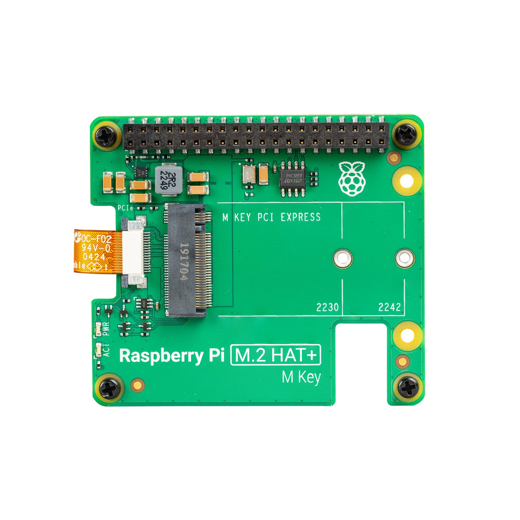 Raspberry Pi 5 Official M.2 HAT+ – Argon 40 Technologies Web Store