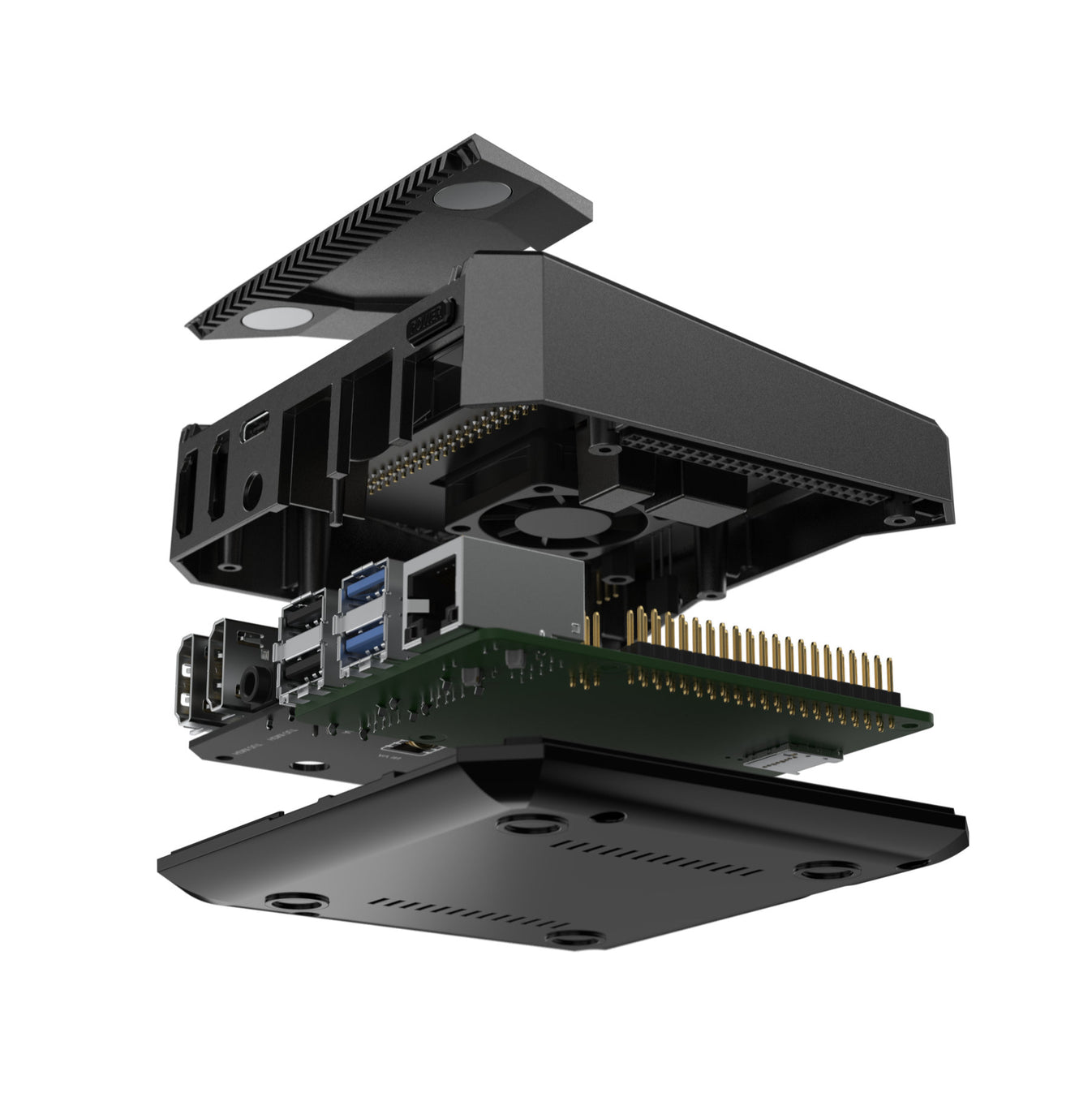 Argon ONE V2 Case for Raspberry Pi 4 – Argon 40 Designs